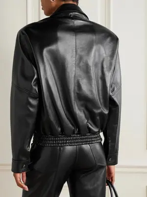 Magda Butrym Long-sleeved Leather Jacket