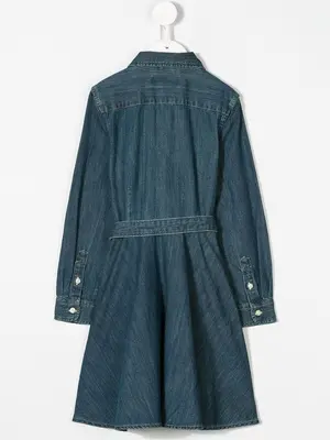Polo Ralph Lauren Denim Shirt Dress With Embroidered Pony