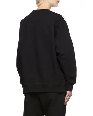 Alexander McQueen Graffiti Print Crew Neck Sweater