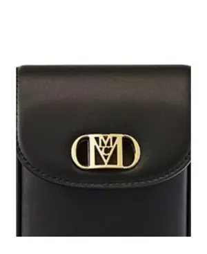 Mcm Gold-button Shoulder Bag