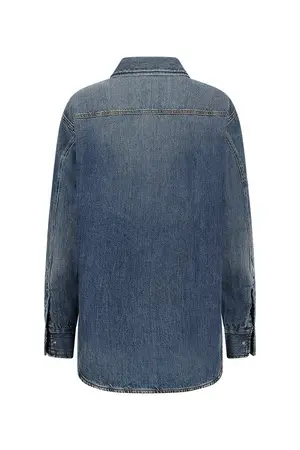 Gucci Logo Plaque Collared Long-sleeve Shirt