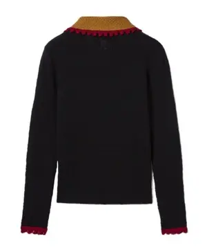 La DoubleJ Cotton-cashmere Sweater With Picket Edge Detail