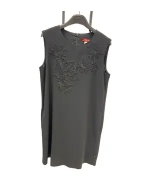 Max Mara Sleeveless Dress With Applique