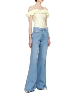 Coperni Ruffled Asymmetric Top - No