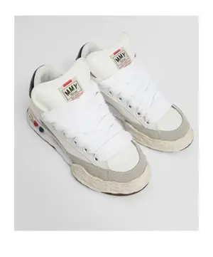 Mihara Yasuhiro Herbie Puffer Lace-up Sneakers - White