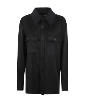 Saint Laurent Classic Collar Buttoned Pocket Shirt