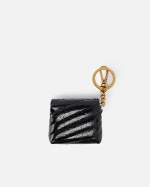 Pinko Love Bag Puff Airpods Case - Black