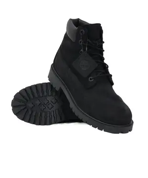 Timberland Logo-debossed Lace-up Boots - Black
