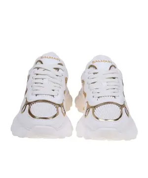 Balmain B-east Lace-up Sneakers - White