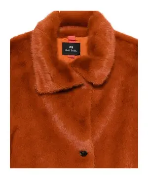 Paul Smith Faux Fur Lapel Collar Jacket