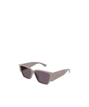 Bottega Veneta Rectangle Frame Sunglasses - Black