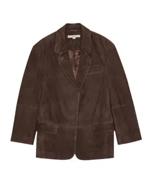 REMAIN BIRGER Padded-shoulder Blazer