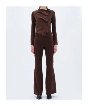 REMAIN BIRGER Padded-shoulder Blazer