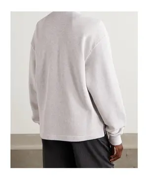 Aimé Leon Dore Embroidered Cotton Sweatshirt - White