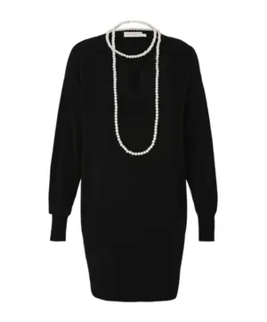 Zimmermann Crush Knitted Mini Dress - Black