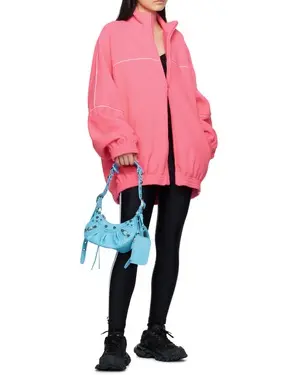 Balenciaga Le Cagole Embossed Xs Shoulder Bag - Blue
