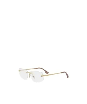 Fendi Cat-eye Frame Glasses - Shiny Yellow