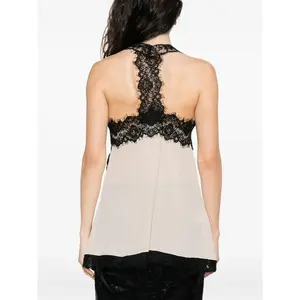 Pinko Lace-trim Silk Camisole