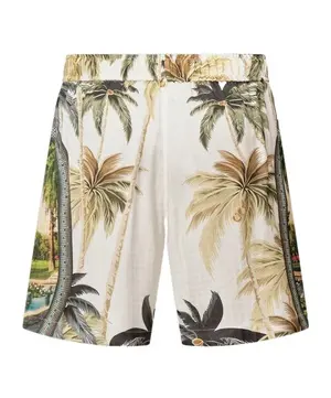 Amiri Paradise Print Drawstring Shorts - Multi-color