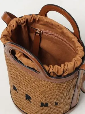 Marni Tropicalia Small Bucket Bag - Brown