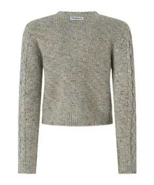 Pinko Cable-knit Button Cardigan