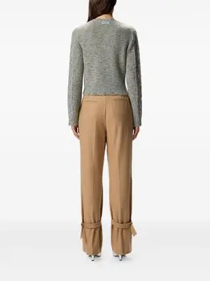 Pinko Cable-knit Button Cardigan