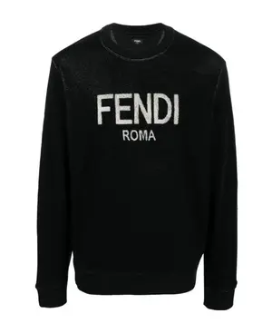 Fendi Logo-print Fleece Sweatshirt