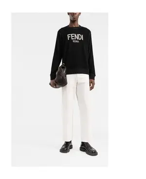 Fendi Logo-print Fleece Sweatshirt