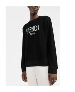 Fendi Logo-print Fleece Sweatshirt