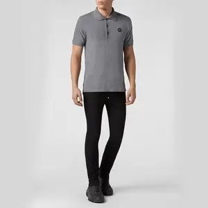 Philipp Plein Logo Polo Shirt - Gray