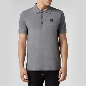 Philipp Plein Logo Polo Shirt - Gray