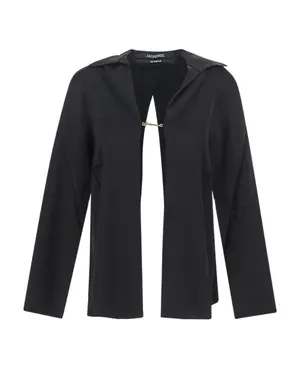 Jacquemus Le Papier" Logo Plaque Blouse