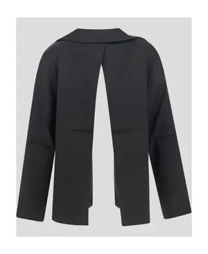 Jacquemus Le Papier" Logo Plaque Blouse