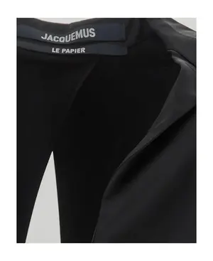Jacquemus Le Papier" Logo Plaque Blouse
