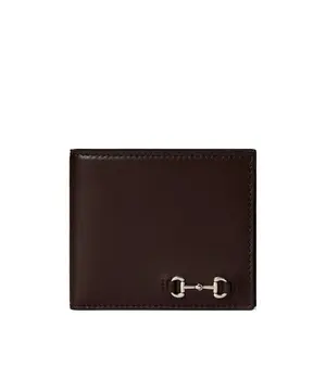 Gucci Horsebit Bifold Wallet - Dark Brown
