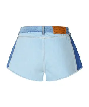 CHIARA FERRAGNI Distressed Denim Shorts