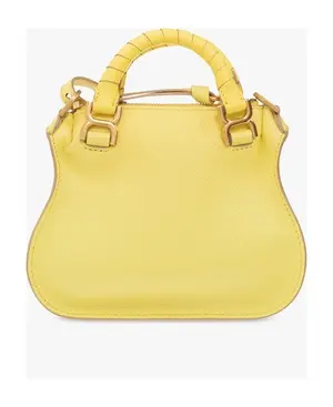 Chloé Marcie Mini Leather Tote Bag - Yellow