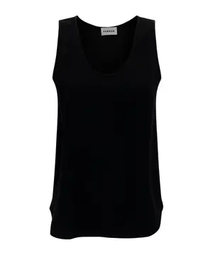 P.a.r.o.s.h Crewneck Satin Tank Top