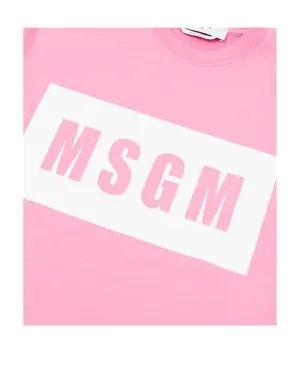 MSGM Logo Hoodie - Pink