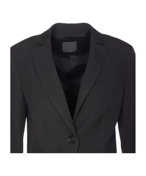 Pinko Tailored Blazer With Stitch Detailing - Black