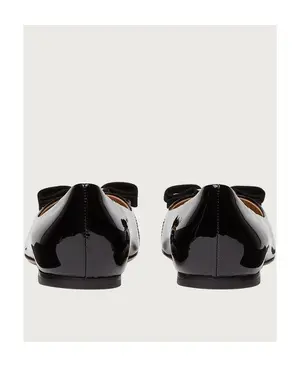 FERRAGAMO Vara Ballerina Flats - Black