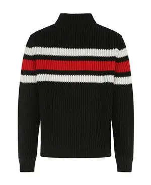 Prada Logo Jacquard Cashmere Cardigan