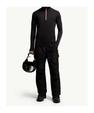 Moncler Polartec Half-zip Sweatshirt - Black