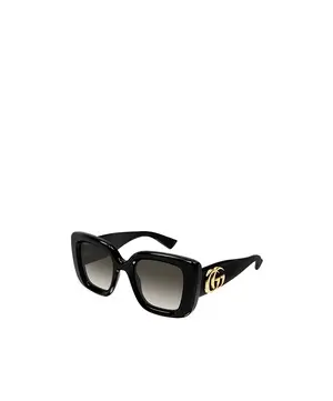 Gucci Butterfly Frame Sunglasses - Black