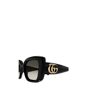 Gucci Butterfly Frame Sunglasses - Black