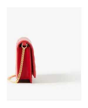 Burberry Lola Quilted Crossbody Bag - Red