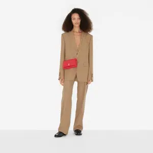 Burberry Lola Quilted Crossbody Bag - Red