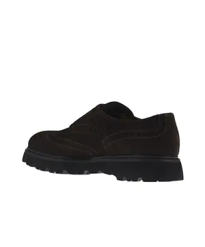 DOUCAL'S Brogue Monk Strap Shoes