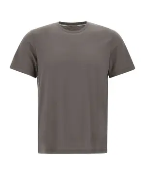 Herno Short-sleeved Crewneck Knitted T-shirt - Black