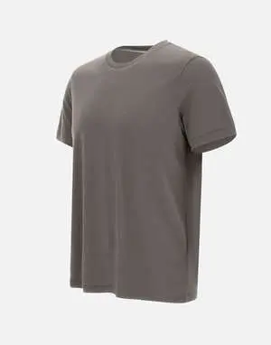 Herno Short-sleeved Crewneck Knitted T-shirt - Black